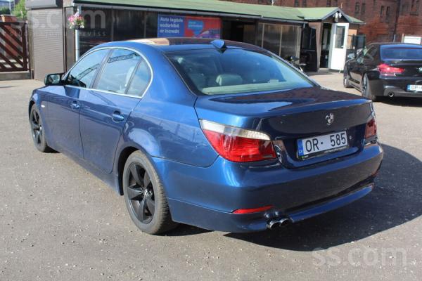 Blue BMW 525 2006 in Liepaja, with an engine capacity of 2.50 L and mileage of 436 thousand km for 3450 €, photo 3 on AUTOMOTO.COM.LV