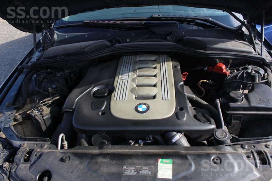 Blue BMW 525 2006 in Liepaja, with an engine capacity of 2.50 L and mileage of 436 thousand km for 3450 €, photo 18 on AUTOMOTO.COM.LV