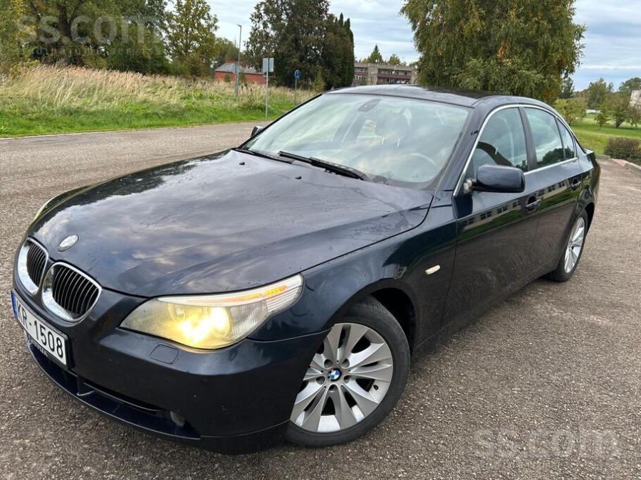 Blue BMW 525 2006 in Jekabpils, with an engine capacity of 2.50 L and mileage of 472 thousand km for 2500 €, photo 1 on AUTOMOTO.COM.LV