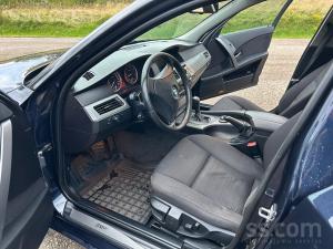 Blue BMW 525 2006 in Jekabpils, with an engine capacity of 2.50 L and mileage of 472 thousand km for 2500 €, photo 7 on AUTOMOTO.COM.LV