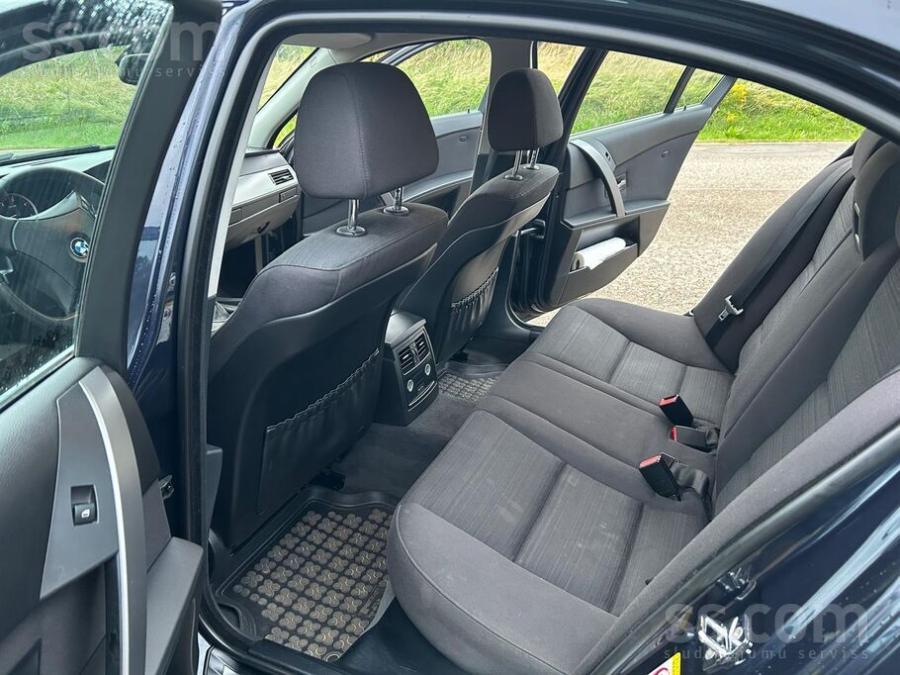 Blue BMW 525 2006 in Jekabpils, with an engine capacity of 2.50 L and mileage of 472 thousand km for 2500 €, photo 8 on AUTOMOTO.COM.LV