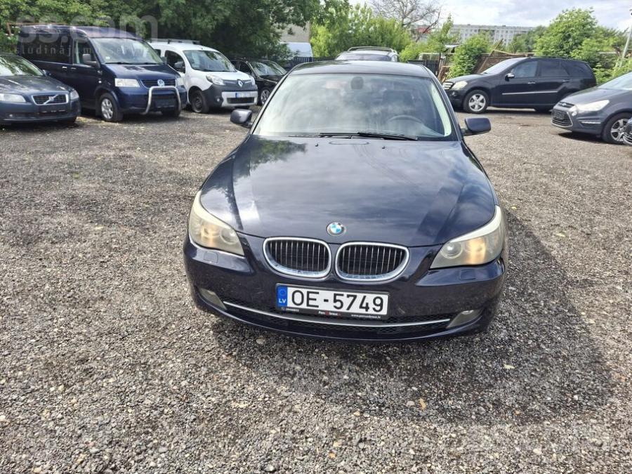 Blue BMW 525 2007 in Riga, with an engine capacity of 3.00 L and mileage of 367 thousand km for 4290 €, photo 3 on AUTOMOTO.COM.LV