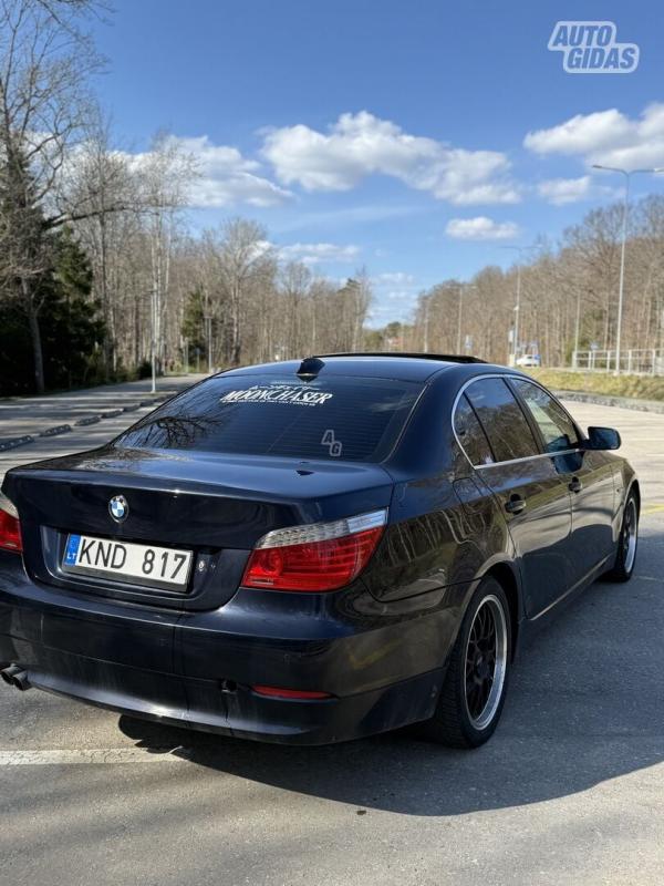 Blue BMW 525 2007 in Klaipeda, with an engine capacity of 2.50 L and mileage of 499 thousand km for 4750 €, photo 2 on AUTOMOTO.COM.LV