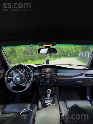 Blue BMW 525 2007 in Rezekne, with an engine capacity of 3.00 L and mileage of 402 thousand km for 6650 €, photo 6 on AUTOMOTO.COM.LV