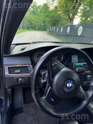 Blue BMW 525 2007 in Rezekne, with an engine capacity of 3.00 L and mileage of 402 thousand km for 6650 €, photo 8 on AUTOMOTO.COM.LV