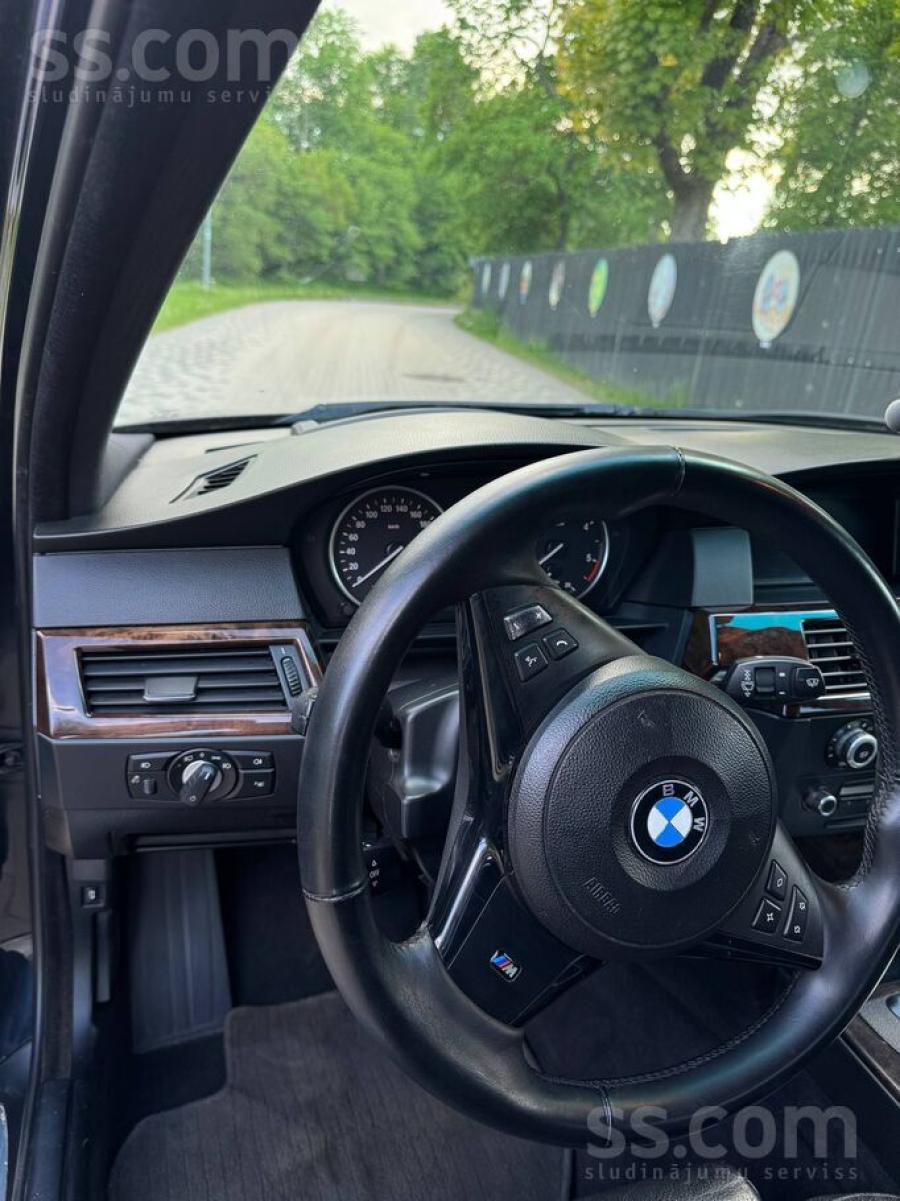 Blue BMW 525 2007 in Rezekne, with an engine capacity of 3.00 L and mileage of 402 thousand km for 6650 €, photo 8 on AUTOMOTO.COM.LV