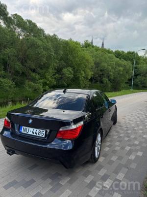 Blue BMW 525 2007 in Rezekne, with an engine capacity of 3.00 L and mileage of 402 thousand km for 6650 €, photo 12 on AUTOMOTO.COM.LV