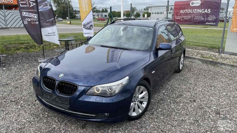 Blue BMW 525 2007 in Marijampole, with an engine capacity of 3.00 L and mileage of 292 thousand km for 3990 €, photo 1 on AUTOMOTO.COM.LV