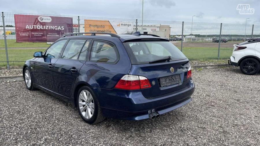 Blue BMW 525 2007 in Marijampole, with an engine capacity of 3.00 L and mileage of 292 thousand km for 3990 €, photo 9 on AUTOMOTO.COM.LV