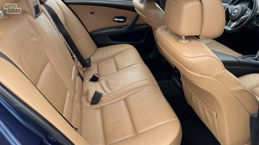 Blue BMW 525 2007 in Marijampole, with an engine capacity of 3.00 L and mileage of 292 thousand km for 3990 €, photo 15 on AUTOMOTO.COM.LV
