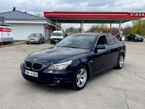 Синий БМВ 525 2007 в Рига, объемом двигателя 3.00 л и пробегом 0 тыс. км за 5600 €, фото 1 на AUTOMOTO.COM.LV