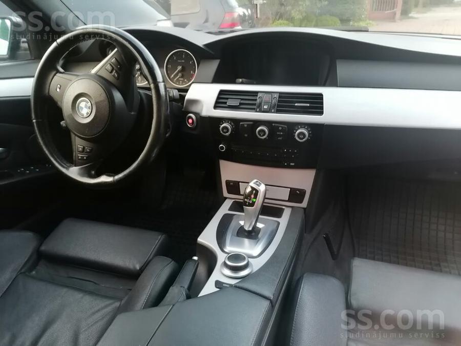 Blue BMW 525 2007 in Liepaja, with an engine capacity of 3.00 L and mileage of 265 thousand km for 5900 €, photo 7 on AUTOMOTO.COM.LV