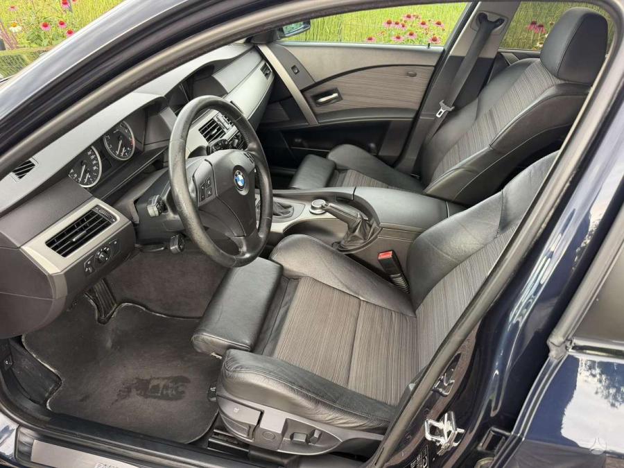 Zils BMW 525 2007 Viļņa, ar dzinēja tilpumu 2.50 L un nobraukumu 273 tūkst. km par 4200 €, foto 13 vietnē AUTOMOTO.COM.LV