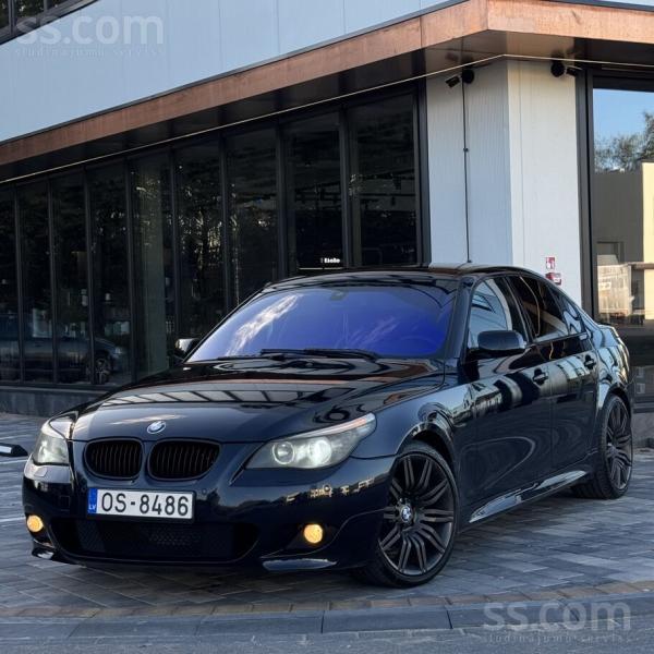 Blue BMW 525 2007 in Riga, with an engine capacity of 3.00 L and mileage of 285 thousand km for 6350 €, photo 4 on AUTOMOTO.COM.LV
