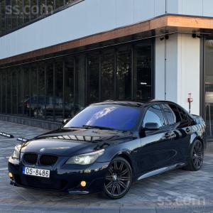 Blue BMW 525 2007 in Riga, with an engine capacity of 3.00 L and mileage of 285 thousand km for 6350 €, photo 5 on AUTOMOTO.COM.LV