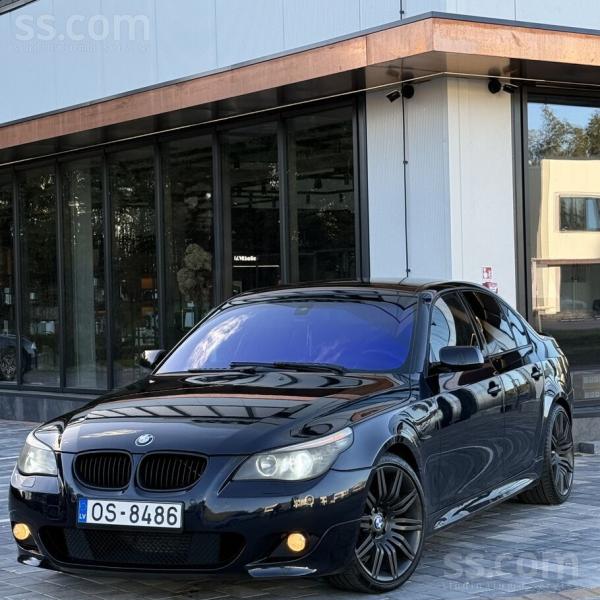 Blue BMW 525 2007 in Riga, with an engine capacity of 3.00 L and mileage of 285 thousand km for 6350 €, photo 7 on AUTOMOTO.COM.LV