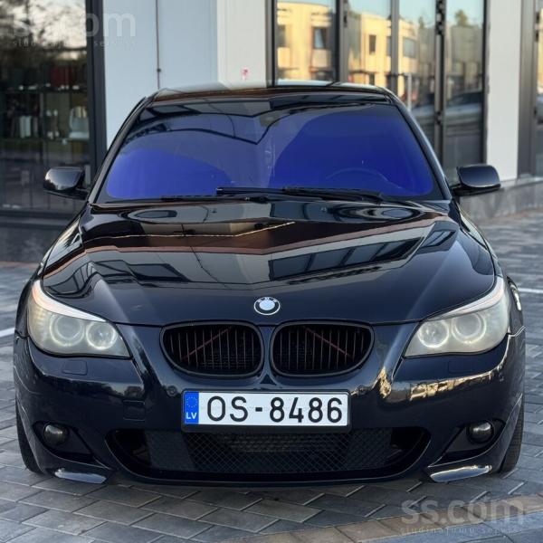 Blue BMW 525 2007 in Riga, with an engine capacity of 3.00 L and mileage of 285 thousand km for 6350 €, photo 8 on AUTOMOTO.COM.LV
