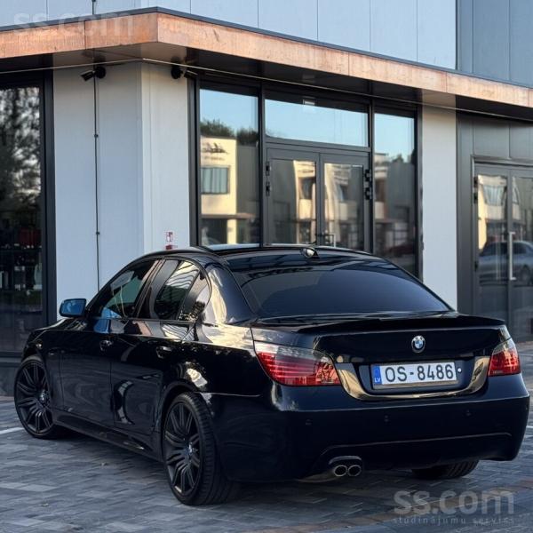 Blue BMW 525 2007 in Riga, with an engine capacity of 3.00 L and mileage of 285 thousand km for 6350 €, photo 10 on AUTOMOTO.COM.LV