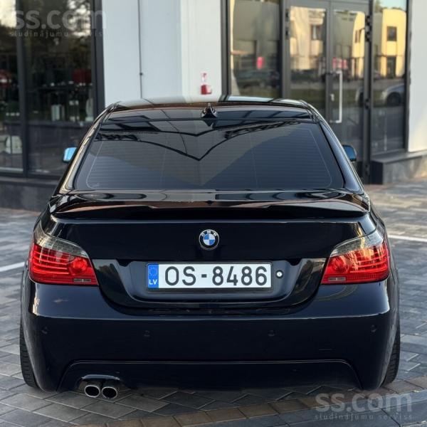 Blue BMW 525 2007 in Riga, with an engine capacity of 3.00 L and mileage of 286 thousand km for 6350 €, photo 6 on AUTOMOTO.COM.LV