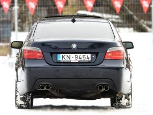 Blue BMW 525 2008 in Riga, with an engine capacity of 3.00 L and mileage of 390 thousand km for 7500 €, photo 6 on AUTOMOTO.COM.LV