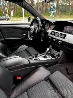 Синий БМВ 525 2008 в Рига, объемом двигателя 3.00 л и пробегом 295 тыс. км за 5990 €, фото 9 на AUTOMOTO.COM.LV