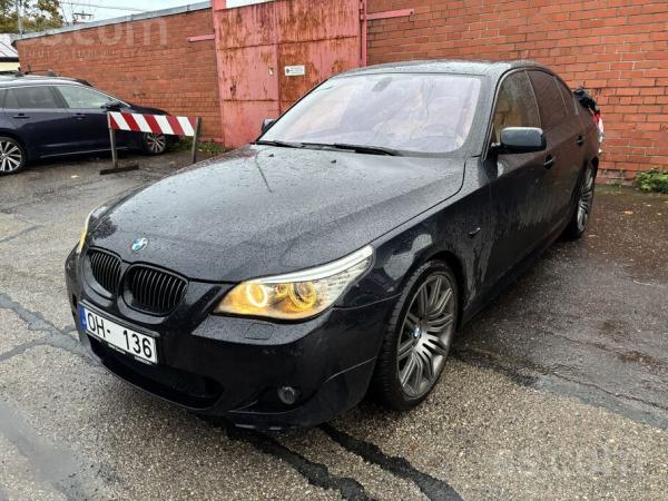 BMW 525 2008 in Riga on AUTOMOTO.COM.LV Blue BMW 525 2008 in Riga, with an engine capacity of 3.00 L and mileage of 345 thousand km for 4200 €, photo 3 on AUTOMOTO.COM.LV
