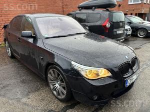 Blue BMW 525 2008 in Riga, with an engine capacity of 3.00 L and mileage of 345 thousand km for 4200 €, photo 4 on AUTOMOTO.COM.LV