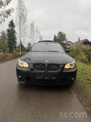 Blue BMW 525 2008 in Riga, with an engine capacity of 3.00 L and mileage of 344 thousand km for 4500 €, photo 1 on AUTOMOTO.COM.LV
