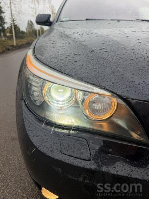Blue BMW 525 2008 in Riga, with an engine capacity of 3.00 L and mileage of 344 thousand km for 4500 €, photo 6 on AUTOMOTO.COM.LV