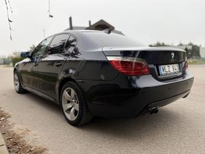 Blue BMW 525 2008 in Vilnius, with an engine capacity of 3.00 L and mileage of 351 thousand km for 4800 €, photo 4 on AUTOMOTO.COM.LV