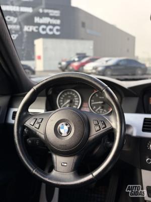 Blue BMW 525 2008 in Vilnius, with an engine capacity of 3.00 L and mileage of 351 thousand km for 4800 €, photo 9 on AUTOMOTO.COM.LV