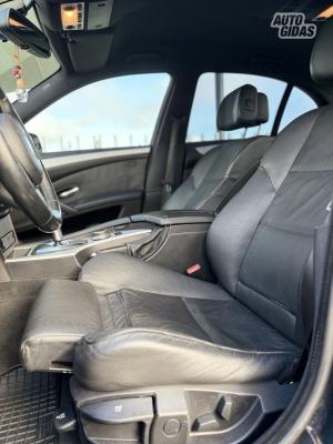 Blue BMW 525 2008 in Vilnius, with an engine capacity of 3.00 L and mileage of 351 thousand km for 4800 €, photo 10 on AUTOMOTO.COM.LV