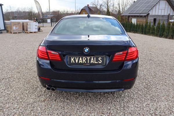 Blue BMW 525 2010 in Riga, with an engine capacity of 3.00 L and mileage of 0 thousand km for 9990 €, photo 6 on AUTOMOTO.COM.LV