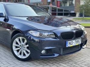 Blue BMW 525 2010 in Riga, with an engine capacity of 3.00 L and mileage of 312 thousand km for 9990 €, photo 3 on AUTOMOTO.COM.LV