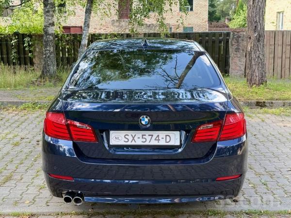 Blue BMW 525 2011 in Riga, with an engine capacity of 3.00 L and mileage of 330 thousand km for 7480 €, photo 5 on AUTOMOTO.COM.LV