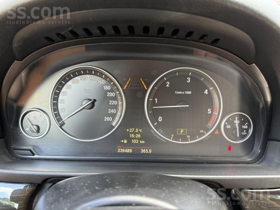 Blue BMW 525 2011 in Riga, with an engine capacity of 3.00 L and mileage of 330 thousand km for 7770 €, photo 25 on AUTOMOTO.COM.LV