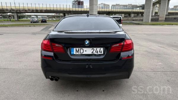 Blue BMW 525 2012 in Riga, with an engine capacity of 2.00 L and mileage of 366 thousand km for 12000 €, photo 7 on AUTOMOTO.COM.LV
