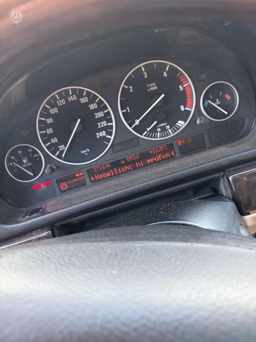 Синий БМВ 525 2002 в Кретинга, объемом двигателя 2.50 л и пробегом 370 тыс. км за 2200 €, фото 19 на AUTOMOTO.COM.LV