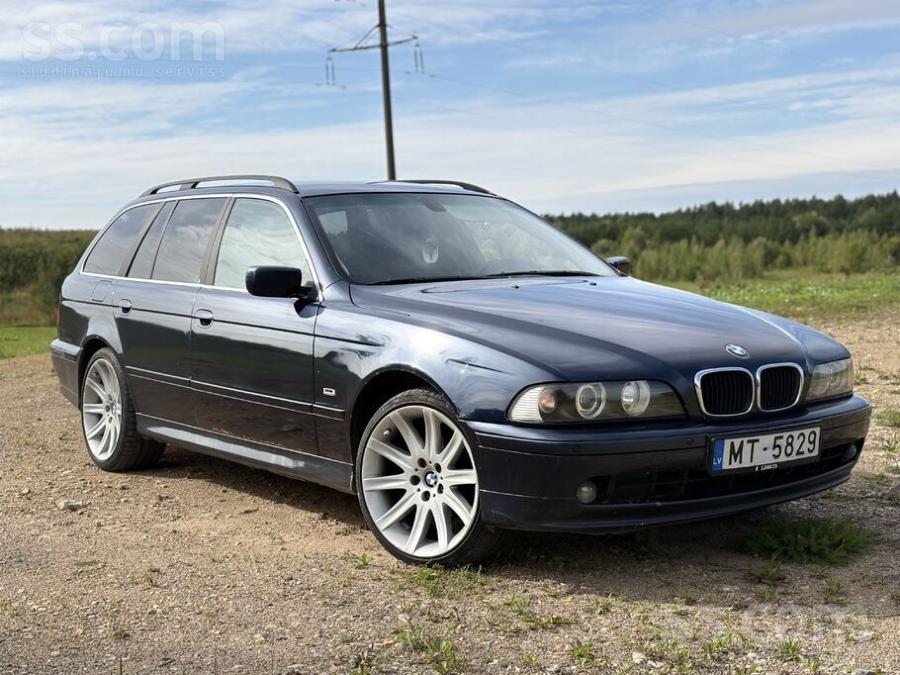 Blue BMW 525 2002 in Jekabpils, with an engine capacity of 2.50 L and mileage of 440 thousand km for 2049 €, photo 4 on AUTOMOTO.COM.LV