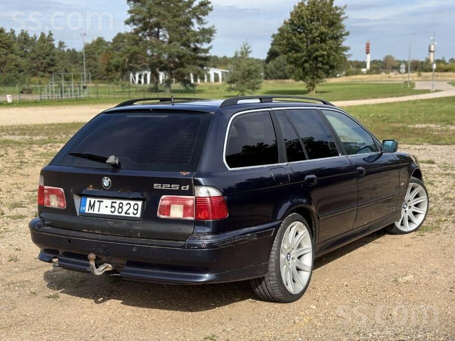 Blue BMW 525 2002 in Jekabpils, with an engine capacity of 2.50 L and mileage of 440 thousand km for 2049 €, photo 6 on AUTOMOTO.COM.LV