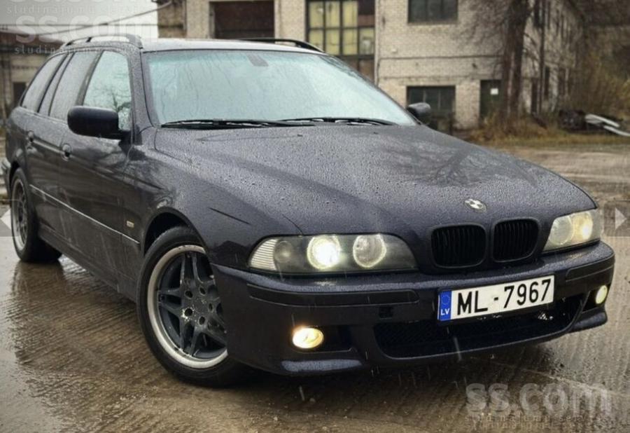 Синий БМВ 525 2003 в Талси, объемом двигателя 2.50 л и пробегом 420 тыс. км за 1700 €, фото 1 на AUTOMOTO.COM.LV