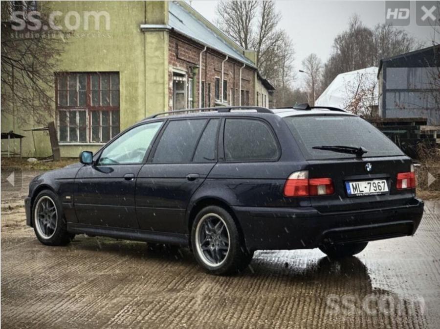 Синий БМВ 525 2003 в Талси, объемом двигателя 2.50 л и пробегом 420 тыс. км за 1700 €, фото 7 на AUTOMOTO.COM.LV