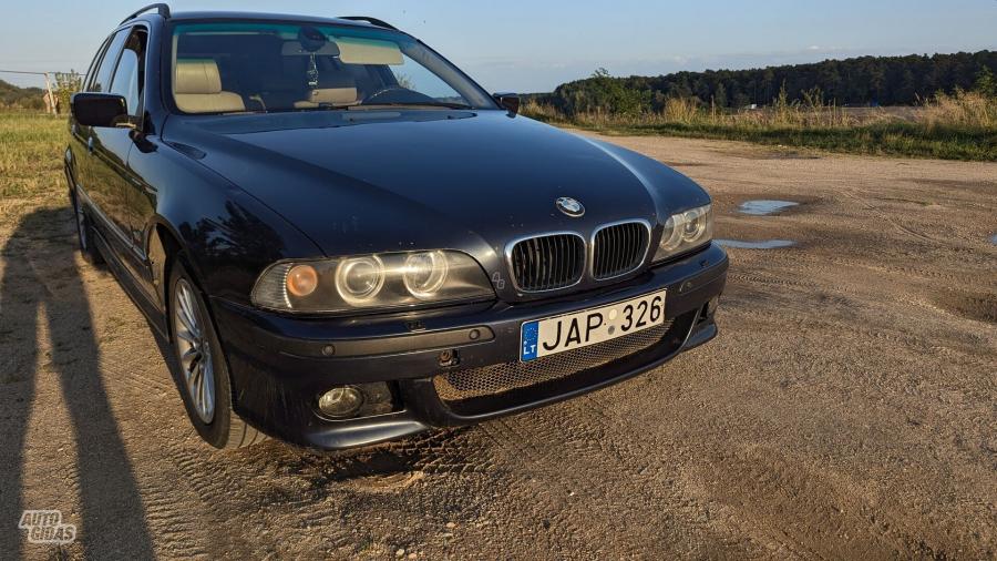 Blue BMW 525 2003 in Kaunas, with an engine capacity of 2.50 L and mileage of 351 thousand km for 1800 €, photo 5 on AUTOMOTO.COM.LV