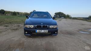 Blue BMW 525 2003 in Kaunas, with an engine capacity of 2.50 L and mileage of 351 thousand km for 1800 €, photo 8 on AUTOMOTO.COM.LV
