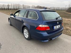 Blue BMW 525 2004 in Vilnius, with an engine capacity of 2.50 L and mileage of 466 thousand km for 1850 €, photo 4 on AUTOMOTO.COM.LV
