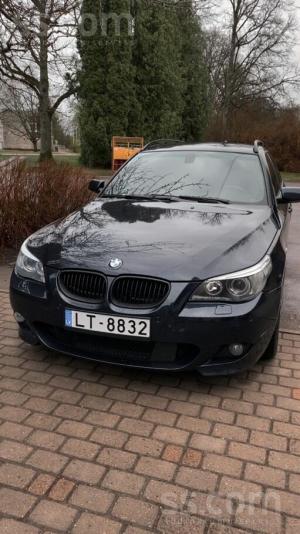 Blue BMW 525 2004 in Valmiera, with an engine capacity of 2.50 L and mileage of 278 thousand km for 2700 €, photo  on AUTOMOTO.COM.LV