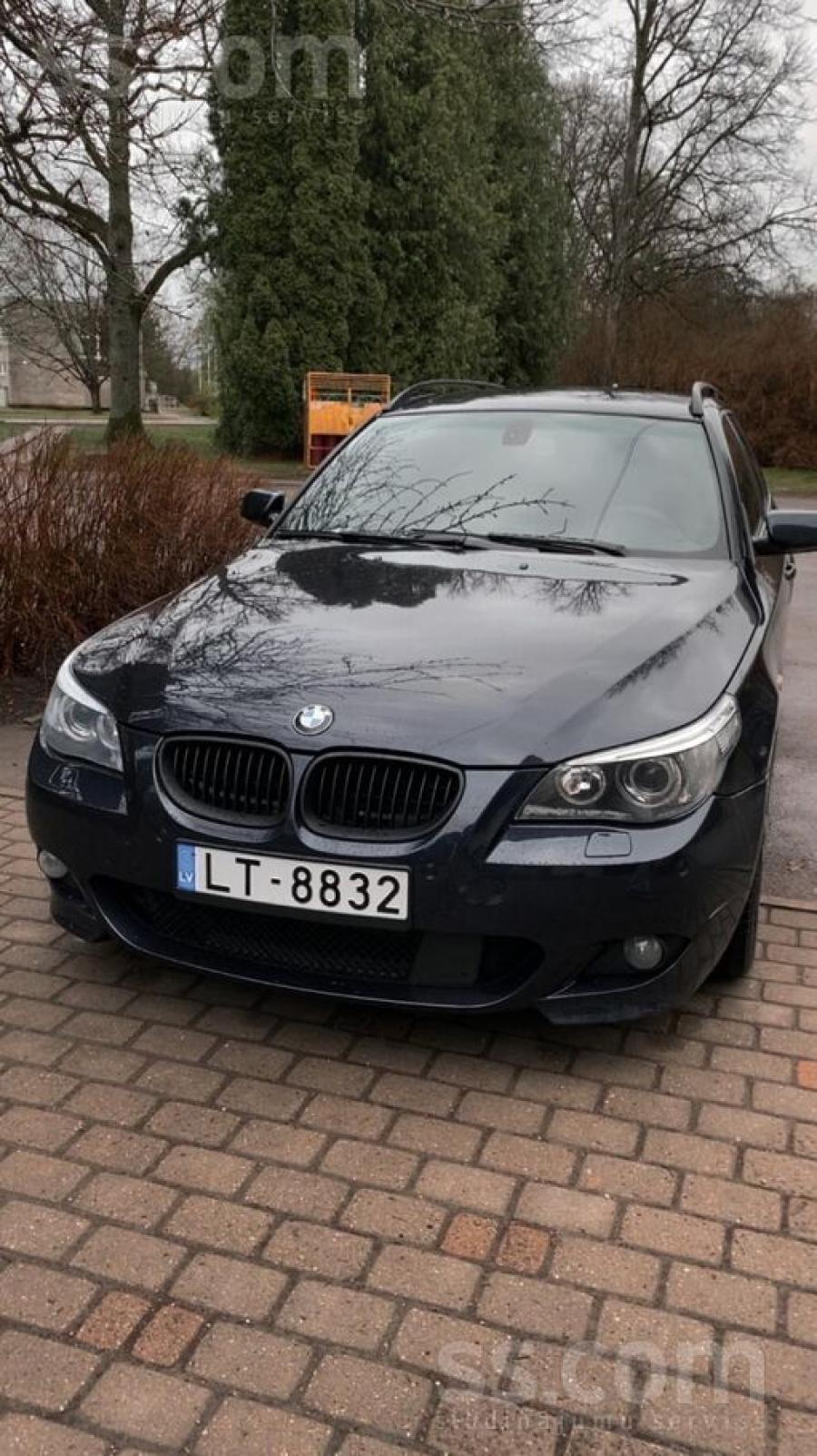 Синий БМВ 525 2004 в Валмиера, объемом двигателя 2.50 л и пробегом 278 тыс. км за 2700 €, фото 1 на AUTOMOTO.COM.LV