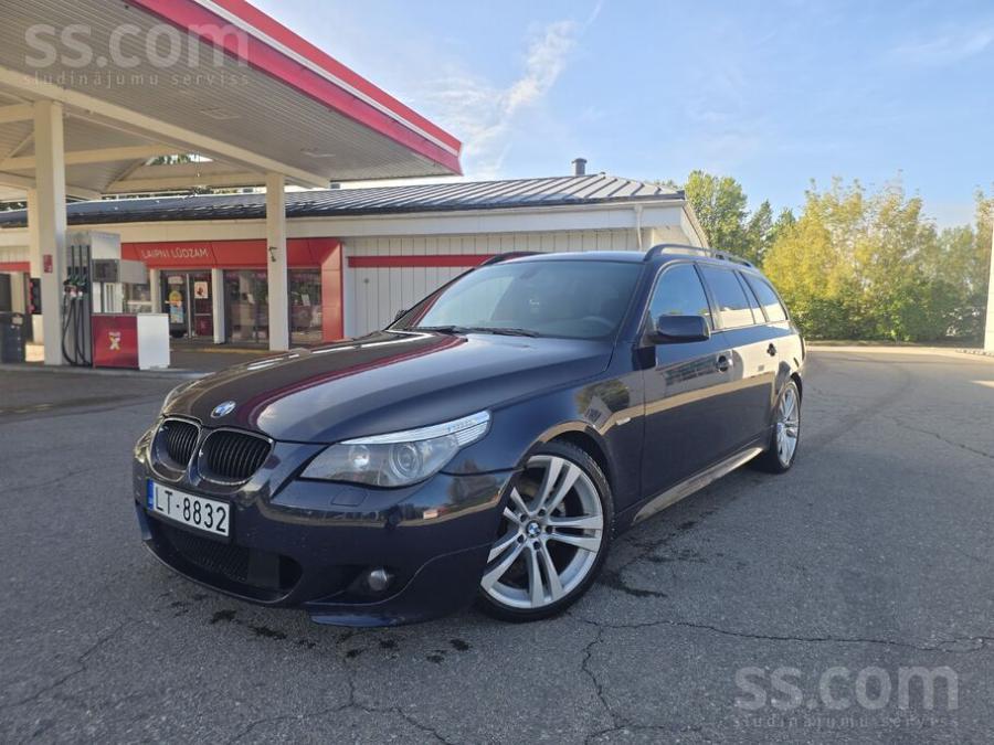Blue BMW 525 2004 in Riga, with an engine capacity of 2.50 L and mileage of 0 thousand km for 2790 €, photo 1 on AUTOMOTO.COM.LV