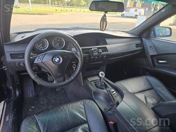 Синий БМВ 525 2004 в Рига, объемом двигателя 2.50 л и пробегом 0 тыс. км за 2790 €, фото 6 на AUTOMOTO.COM.LV