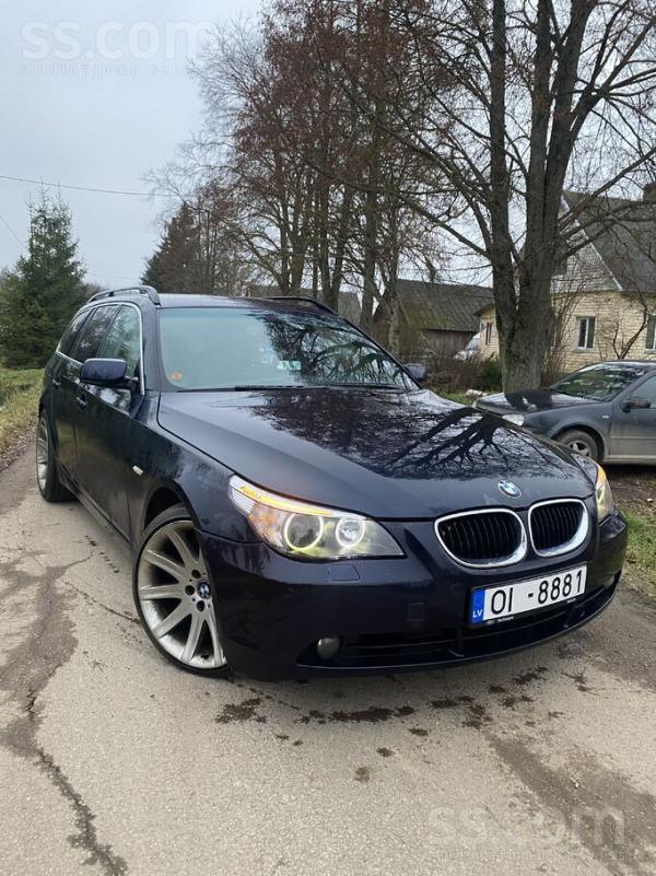 Zils BMW 525 2005 Rēzekne, ar dzinēja tilpumu 2.50 L un nobraukumu 350 tūkst. km par 2350 €, foto 1 vietnē AUTOMOTO.COM.LV